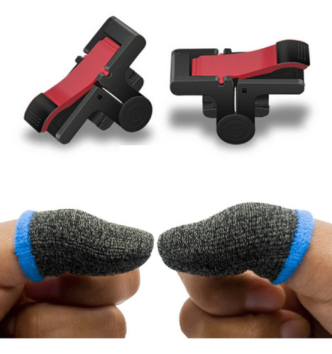 Combo Gaming De Gatillos Para Celular Con Funda Dedos Gamer – One Seven ...