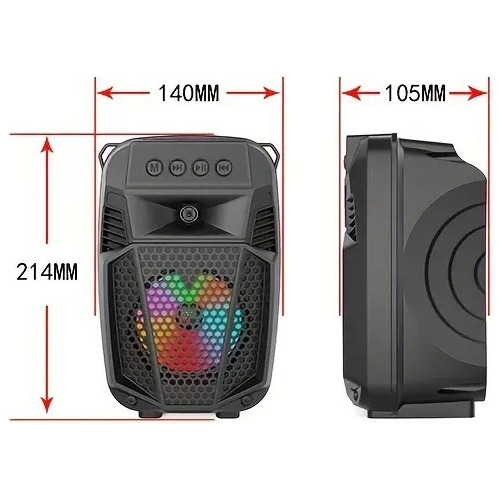 Parlante Bluetooth Portátil Inalámbrico Luces Rgb – One Seven Argentina