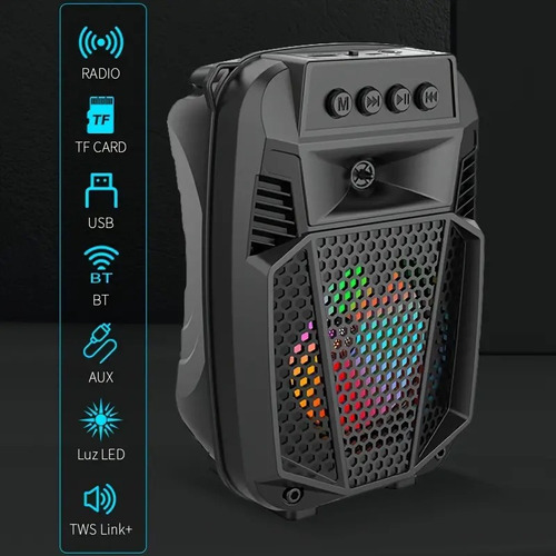 Parlante Bluetooth Portátil Inalámbrico Luces Rgb – One Seven Argentina
